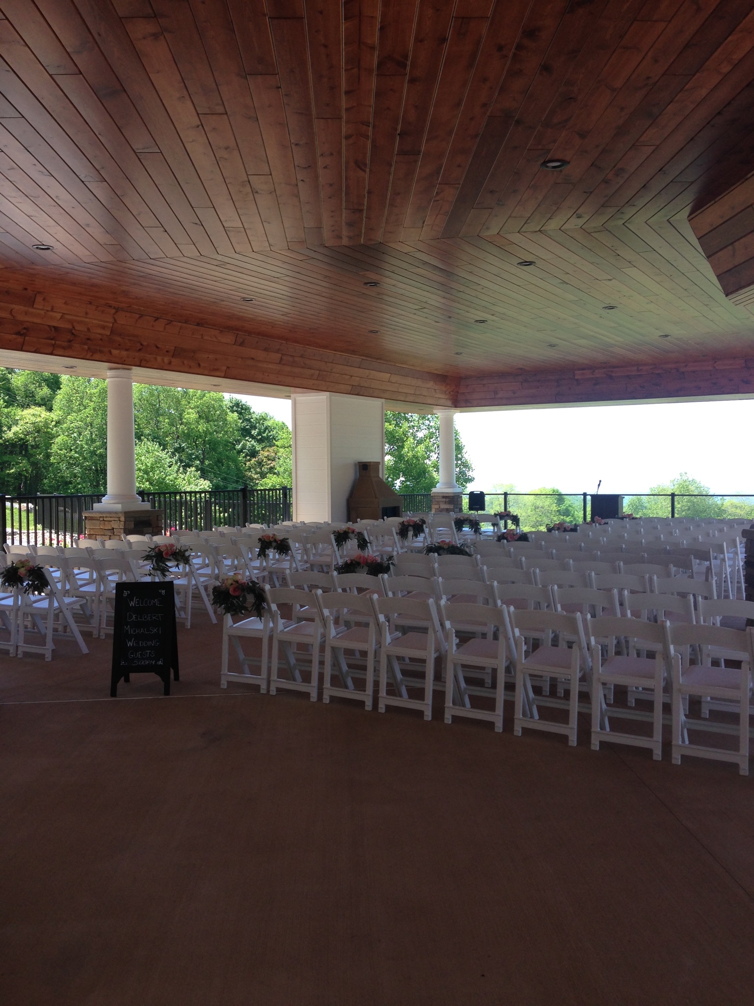 POOL PAVILION CEREMONY | The Historic Summit Inn Resort